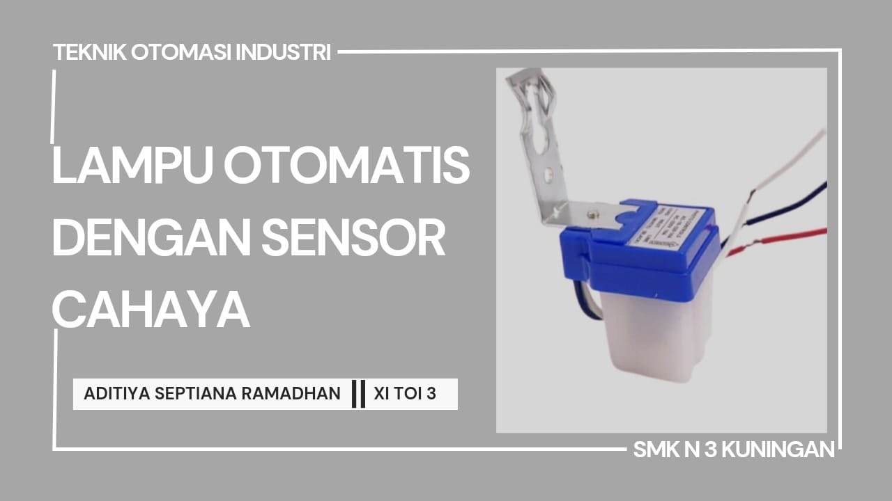 Lampu otomatis dengan sensor cahaya - YouTube
