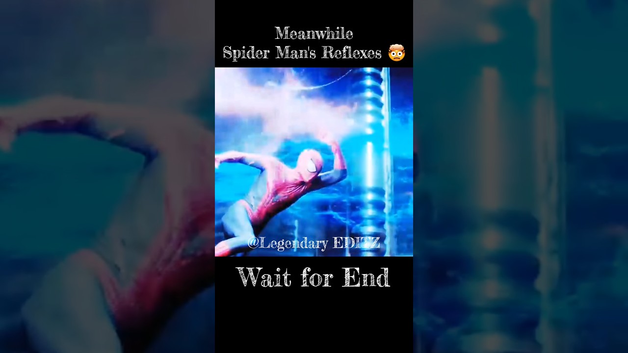 Other SuperHeroes Reflexes 🥶 vs Spider Man's Reflexes 🤯 #trending # ...