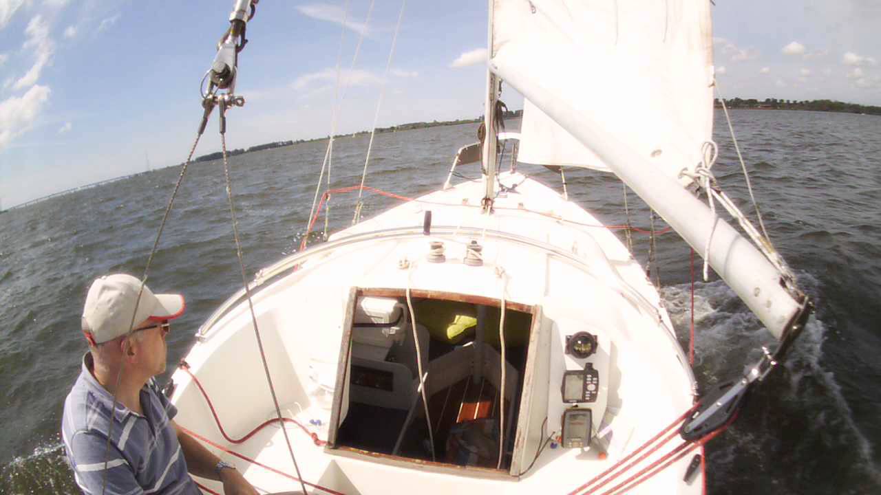 Balaton 18 sailing Hollands Diep MOVI0018 - YouTube