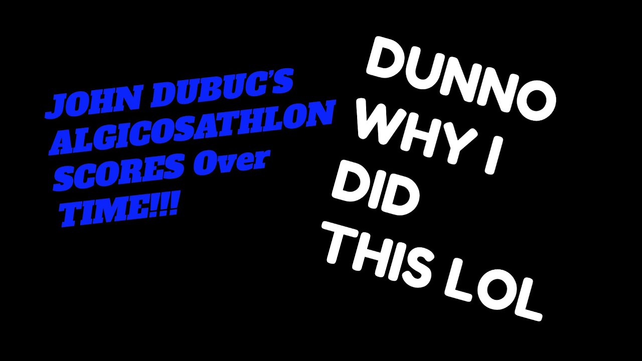 John Dubuc's Algicosathlon Scores Overtime! - YouTube