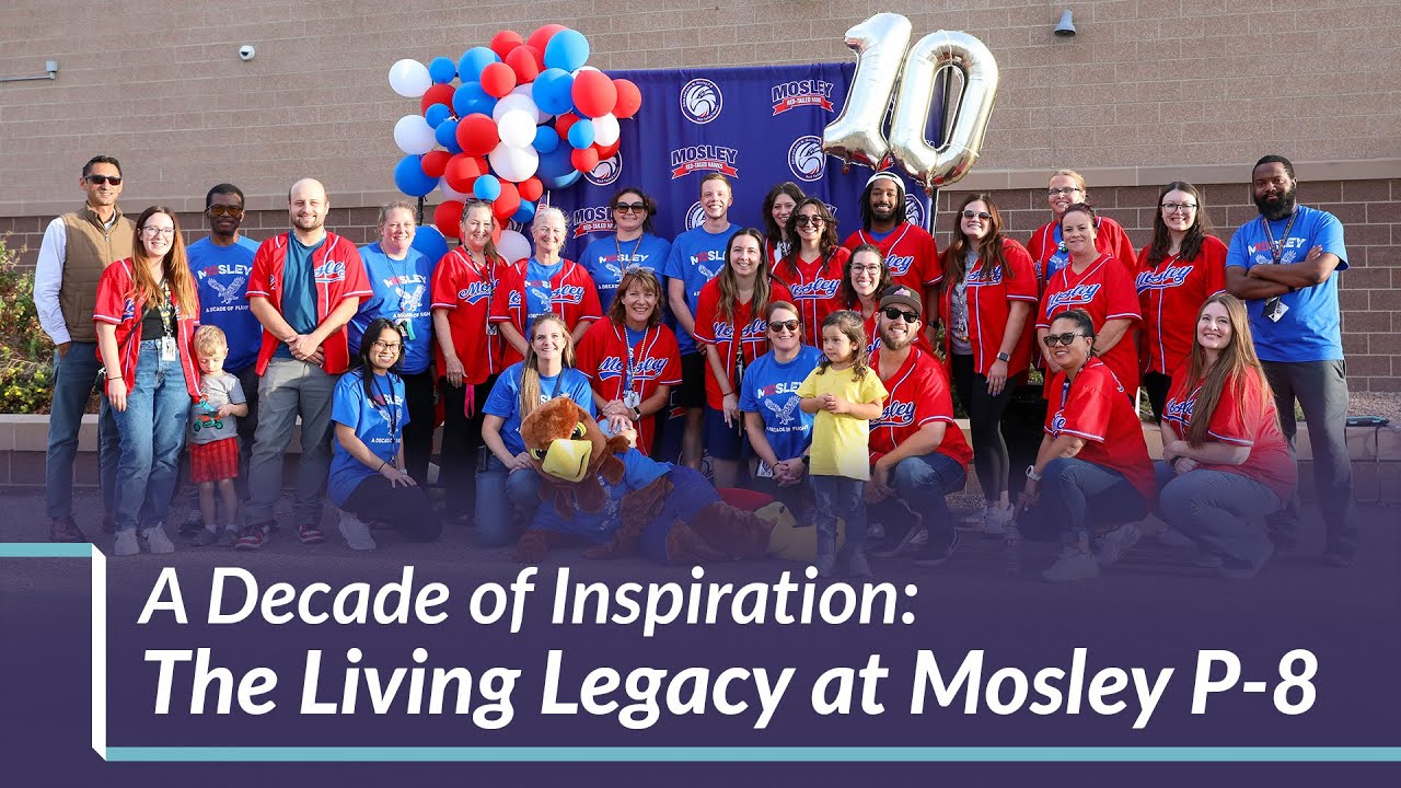 A Decade of Inspiration: The Living Legacy at Mosley P-8 - YouTube