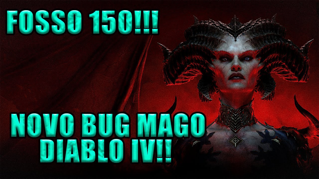 NOVO BUG DIABLO IV - MAGO - FOSSO 150 FÀCIL!!!! Season 9 Diablo 4 - YouTube