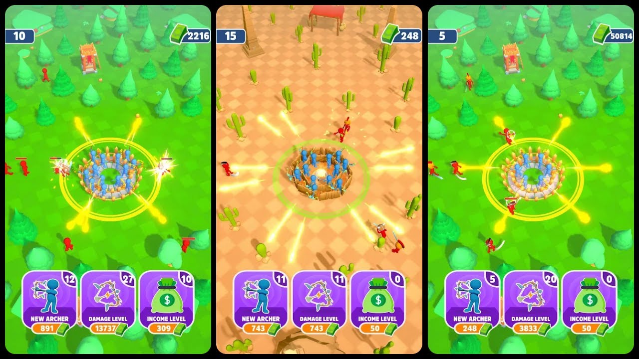 Arrow Shower 3D Gameplay (Android) - YouTube