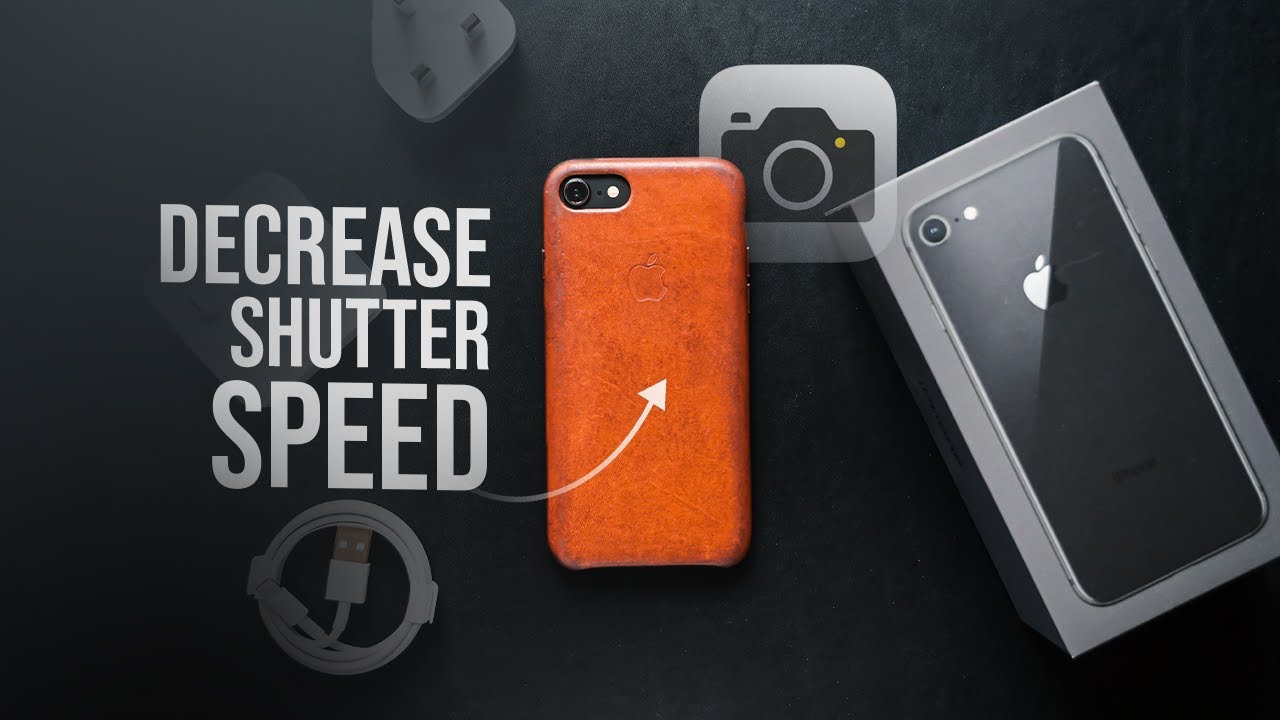 How to Decrease Shutter Speed on iPhone (tutorial) - YouTube