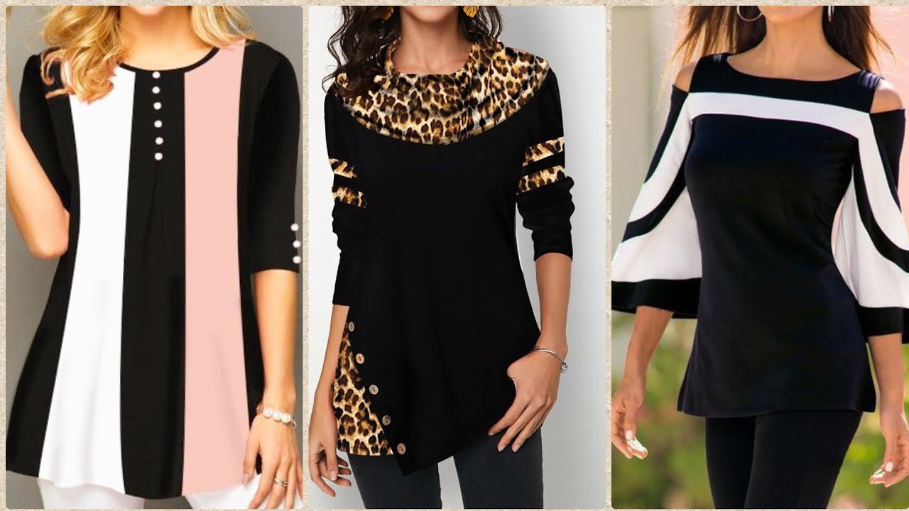 Amazing Style Plaid and Printed Middy Tops and Different Look Classy ...