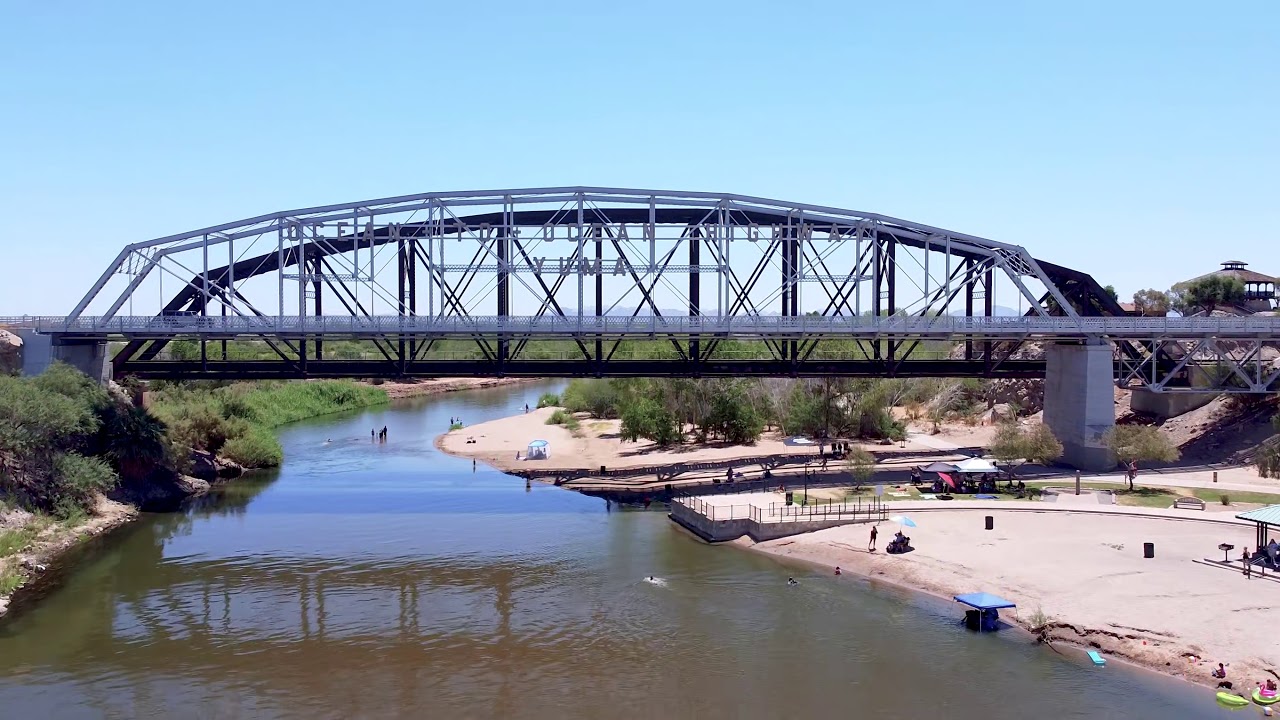 Ocean to Ocean Bridge Yuma AZ - YouTube