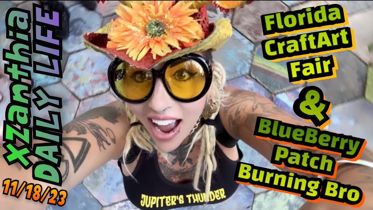 11/18/23 - Florida CraftArt Fair & BlueBerry Patch - YouTube