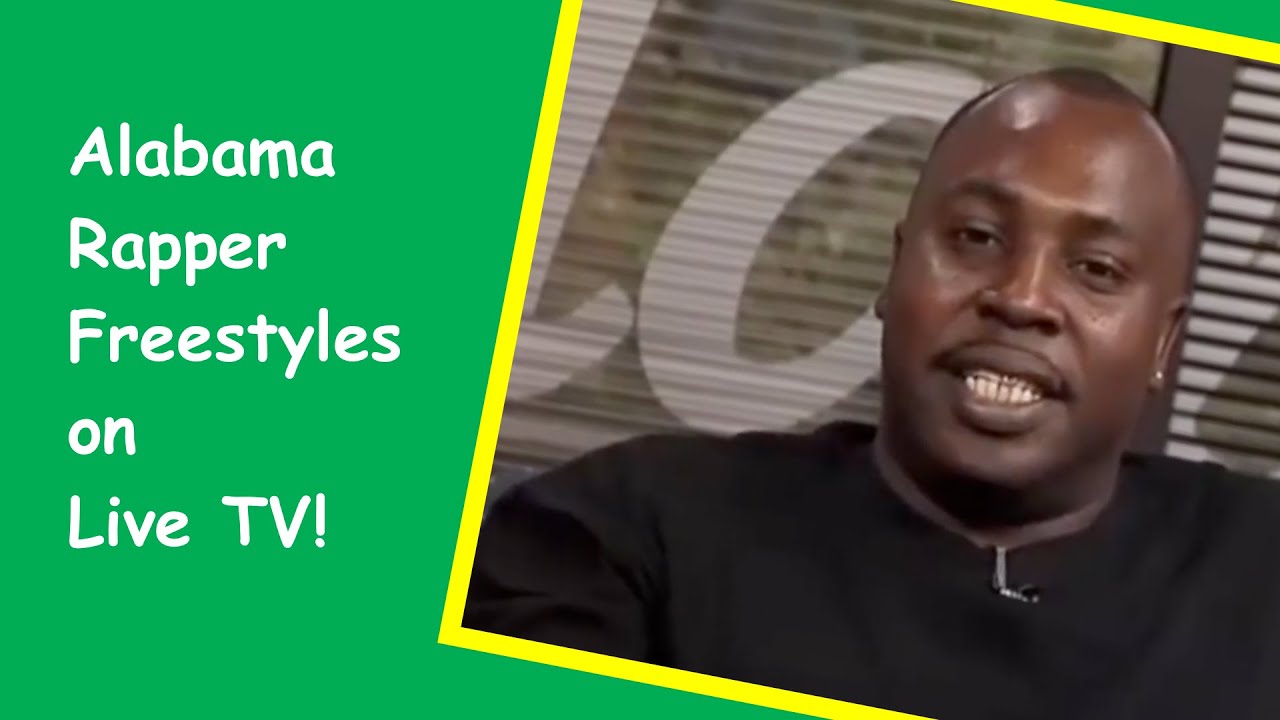 Alabama rapper freestyles on live tv with beat ! - YouTube