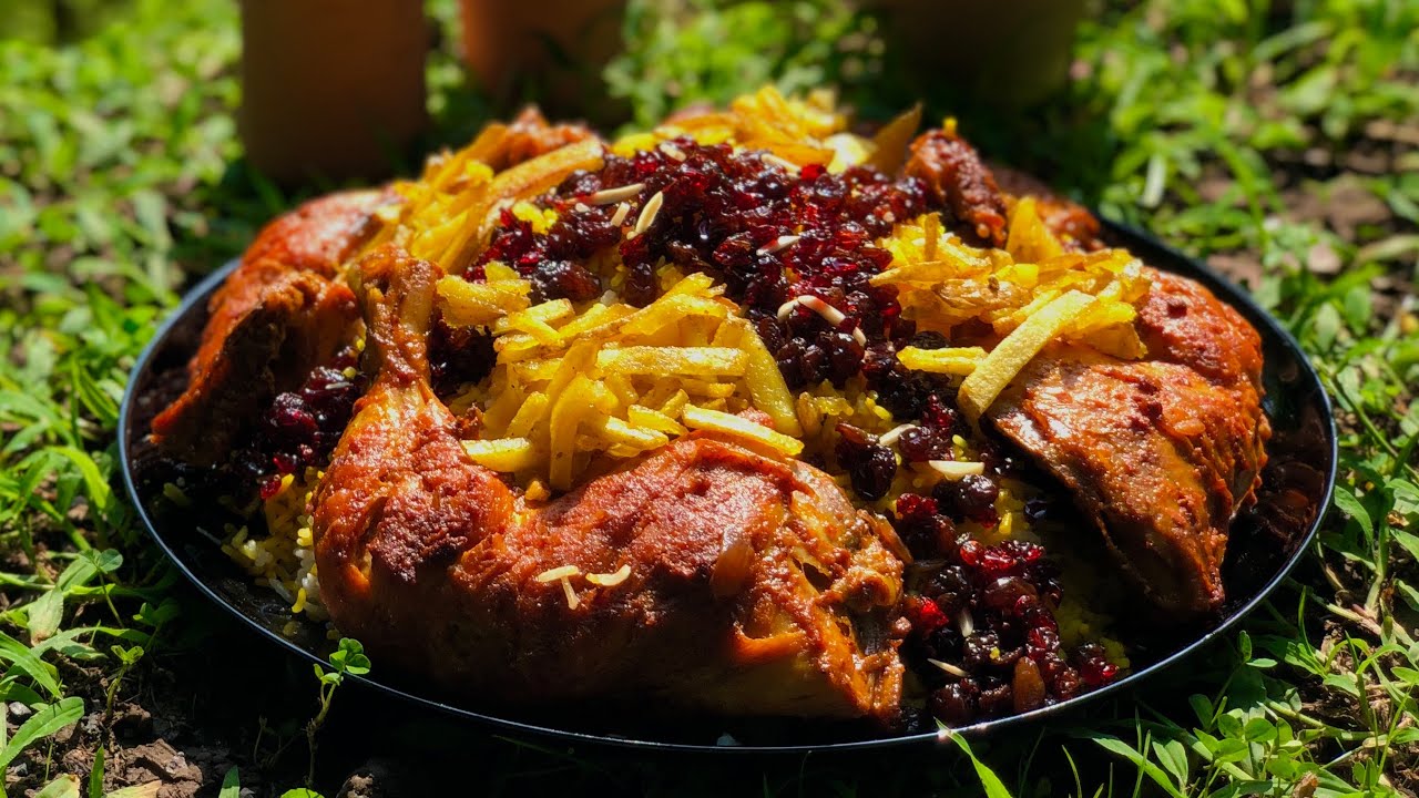 Chicken and barberry rice🔥🍗Delightful secrets of Iranian for an ...