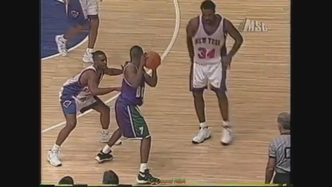 Terrell Brandon 22 Points 10 Ast @ Knicks, 1997-98. - YouTube