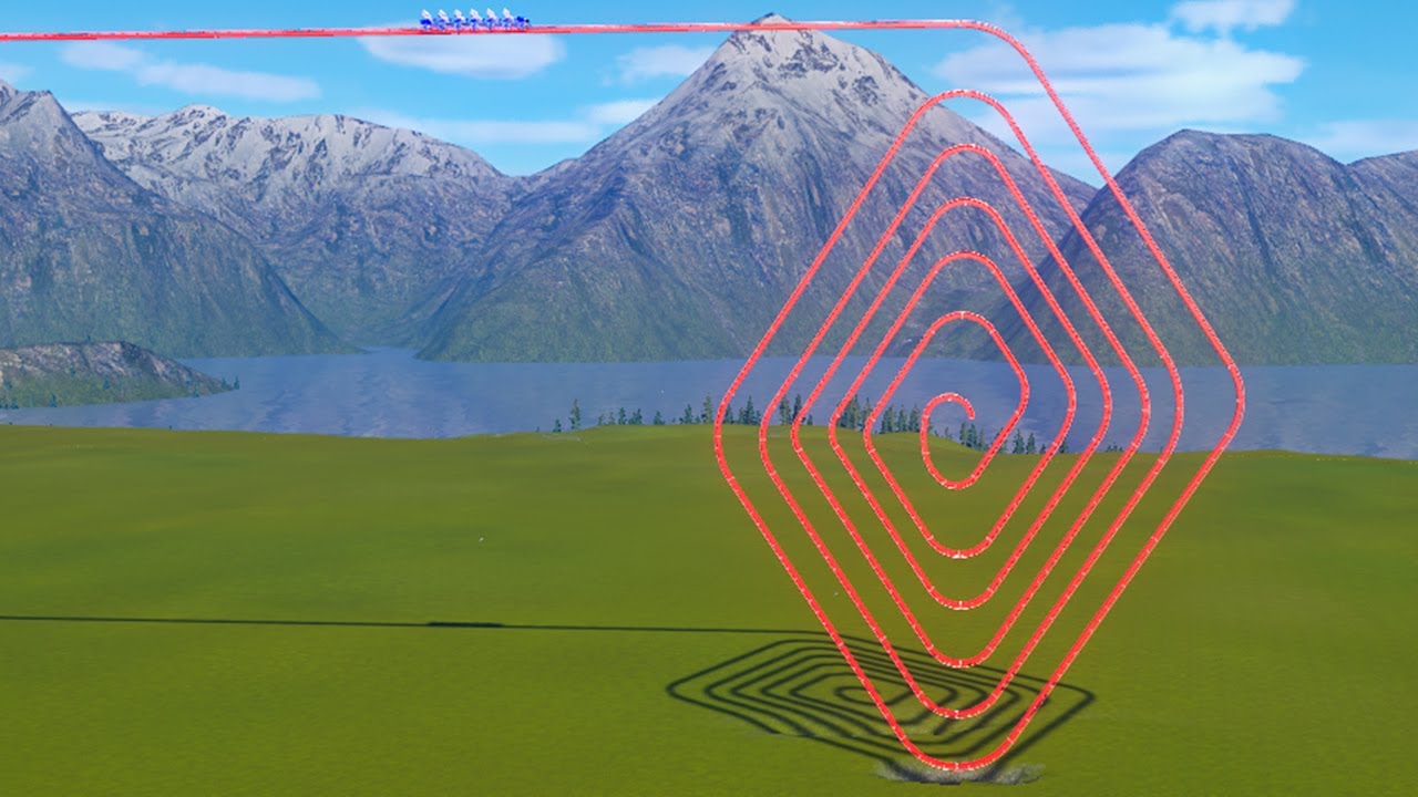 Diamond Loops Roller Coaster – Planet Coaster - YouTube