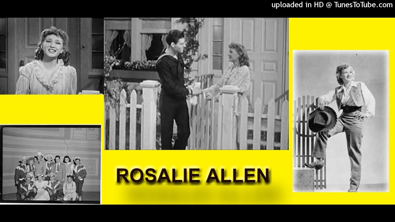 Rosalie Allen - Transcriptions (c.1944). - YouTube