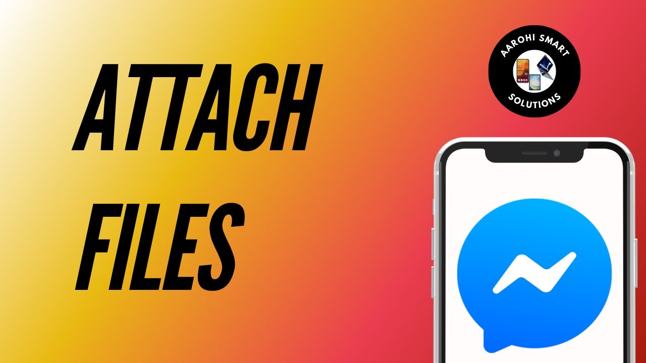 How to Attach Files on Facebook Messenger - YouTube