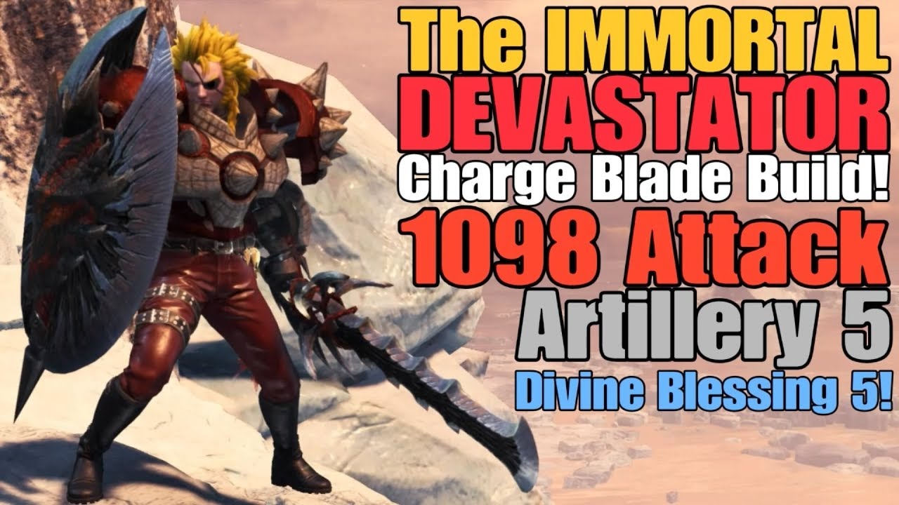 MHW: Iceborne - The Immortal Devastator Charge Blade Build! (Ruinous ...