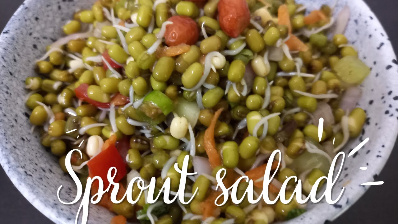 moong daal sprouts salad recipe/ #moongdaalsprout #sproutsalad # ...