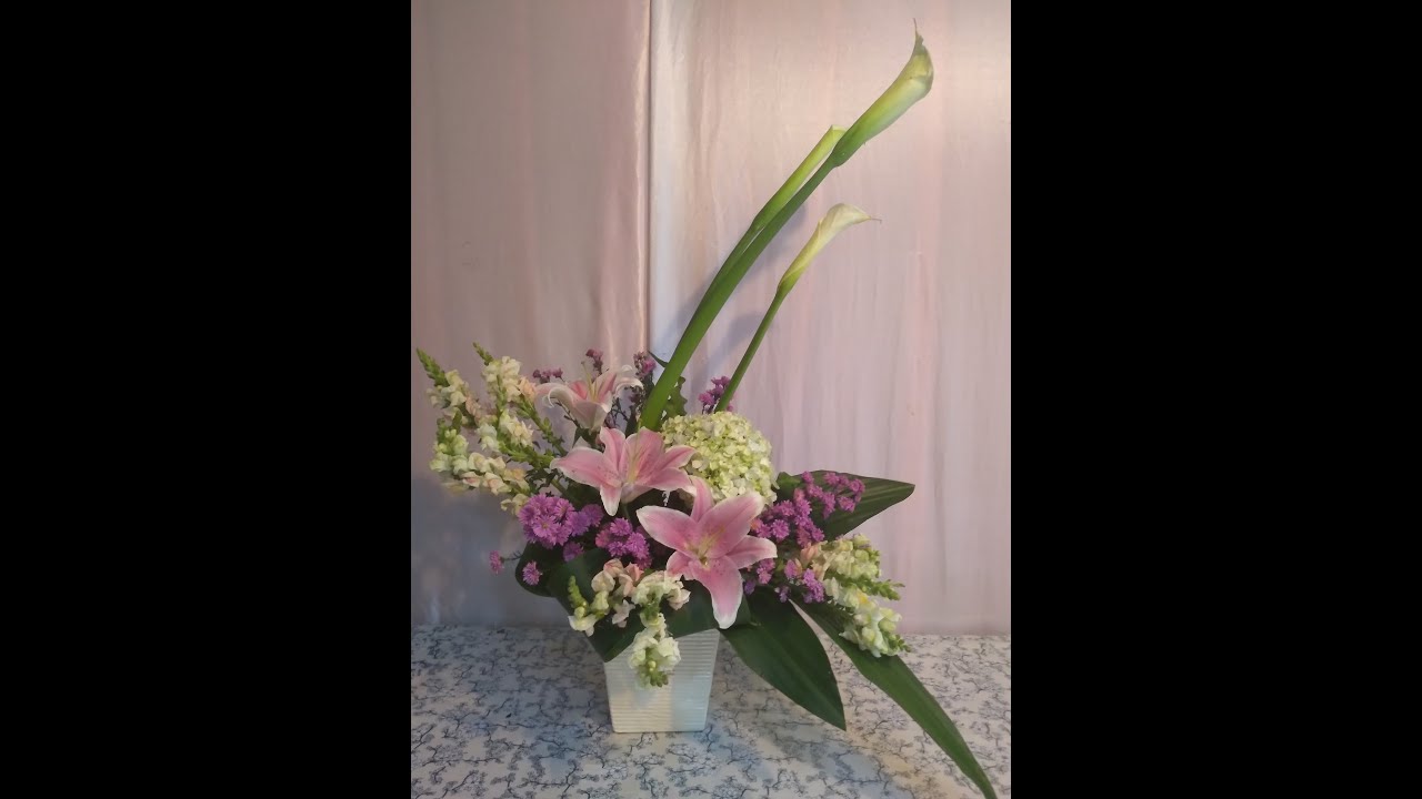 Merangkai Bunga Mudah dan Menyenangkan, Rangkaian Kalalili Menari - YouTube