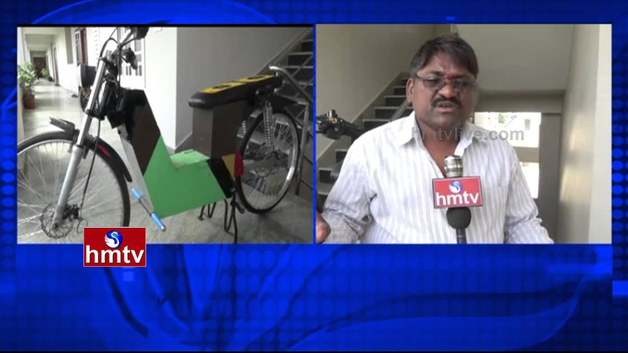 Battery Cycle by Linga Brahmam | Warangal District | HMTV - YouTube