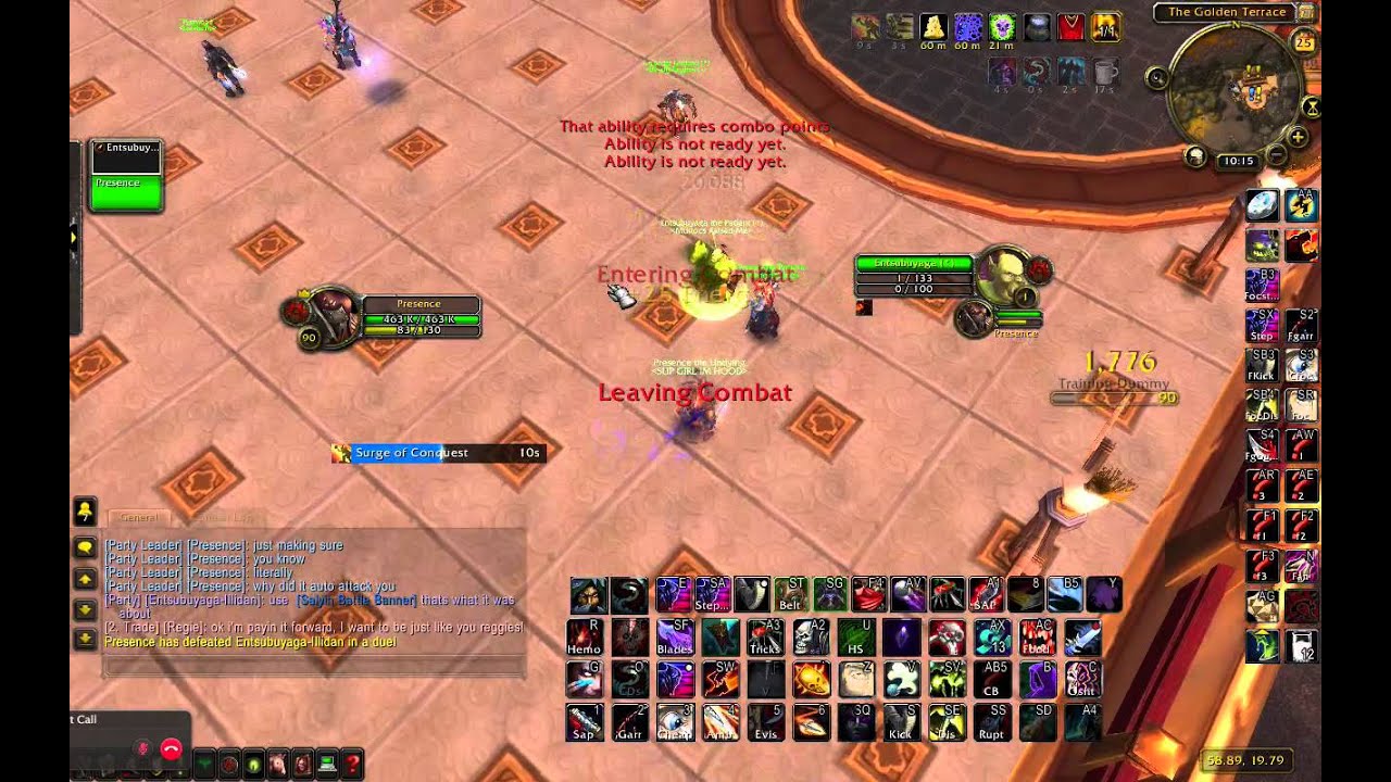 Huge Rogue Eviscerate Crit [469k] on Player - WoW PvP - YouTube