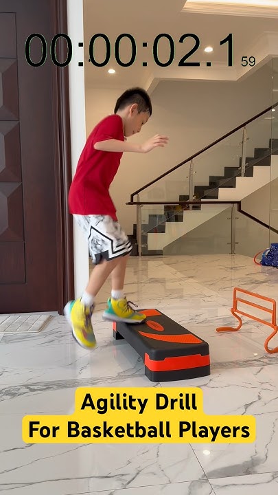 Agility Drill using cones and hurdles to Improve Speed and Explosive Power for Kids # ...