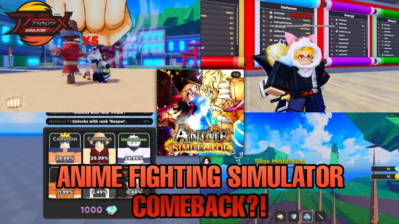 Anime Simulator Sneak Peeks Roblox - YouTube