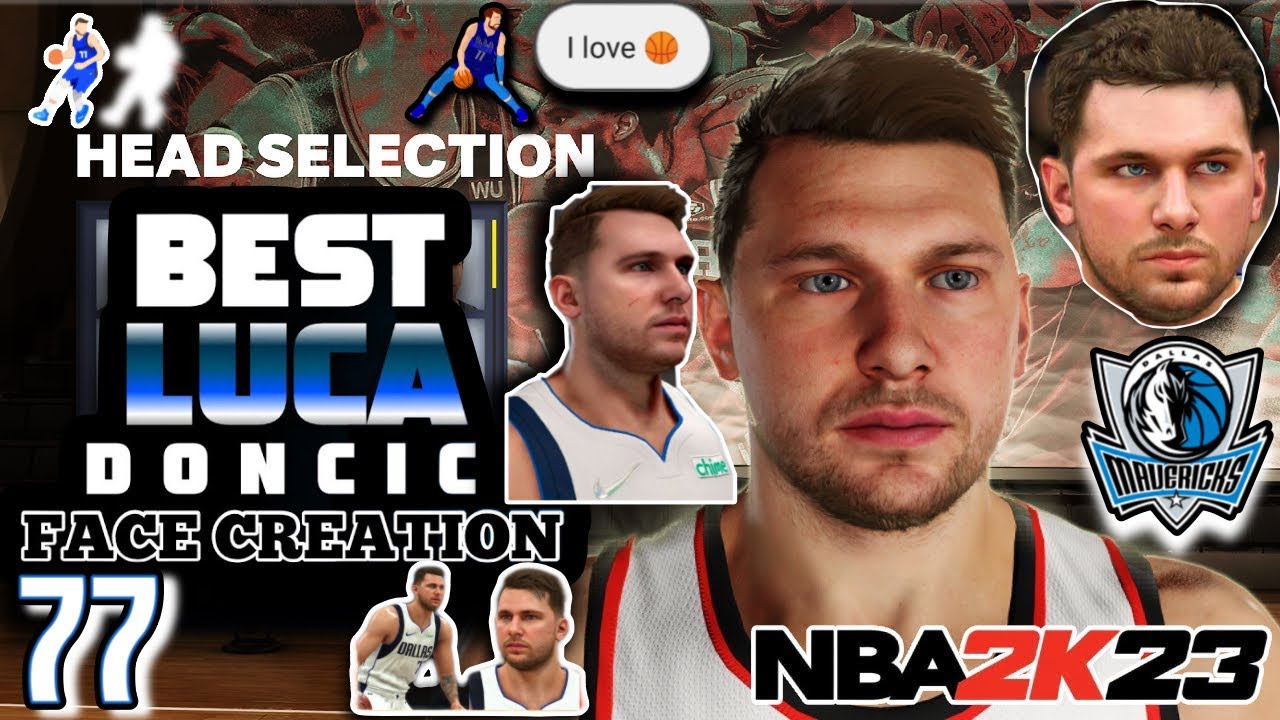 *NEW* LUKA DONCIC FACE CREATION IN 2K23 🎯 48 PTS/7 STLS/7 ASTS/5 STLS🔥 ...