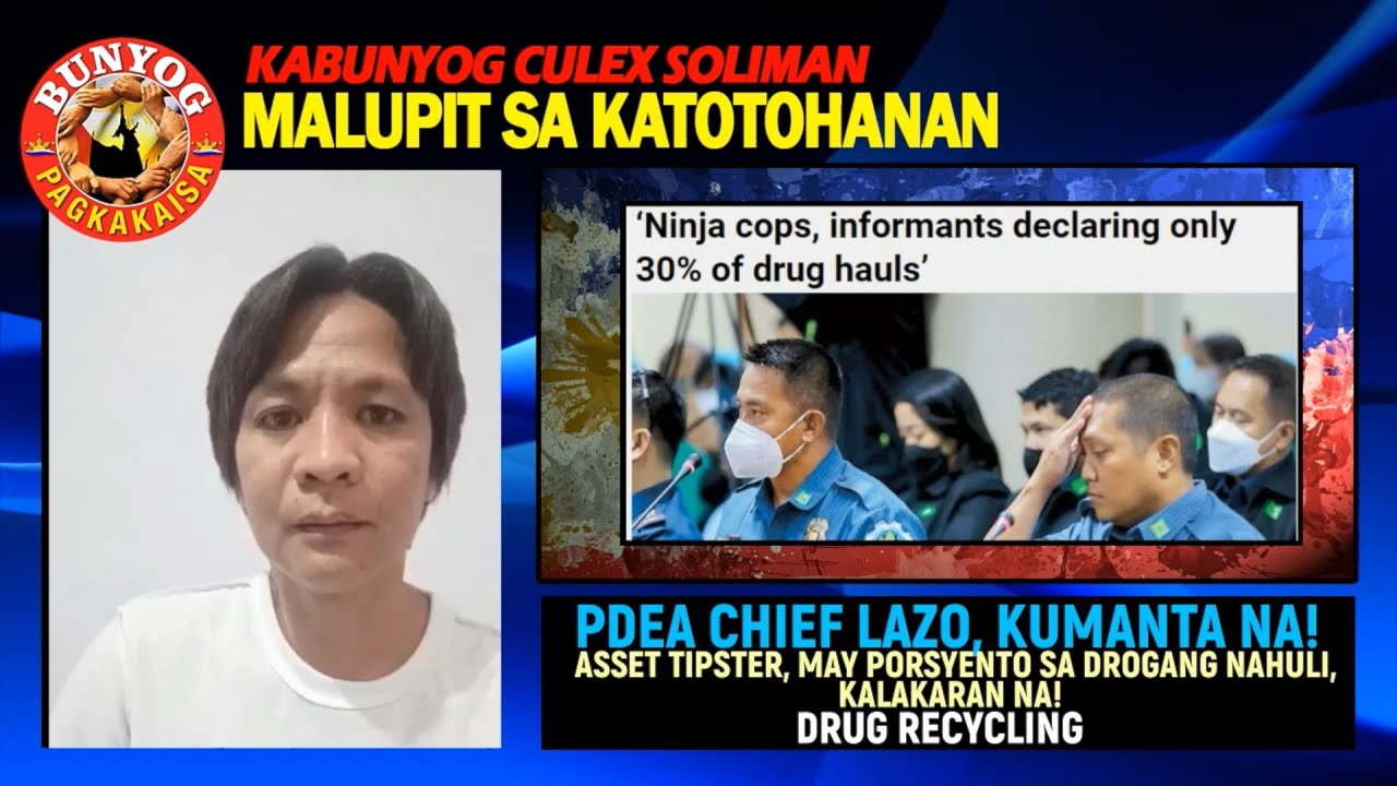 PDEA CHIEF LAZO, KUMANTA NA! ASSET TIPSTER, MAY PORSYENTO SA DROGANG ...