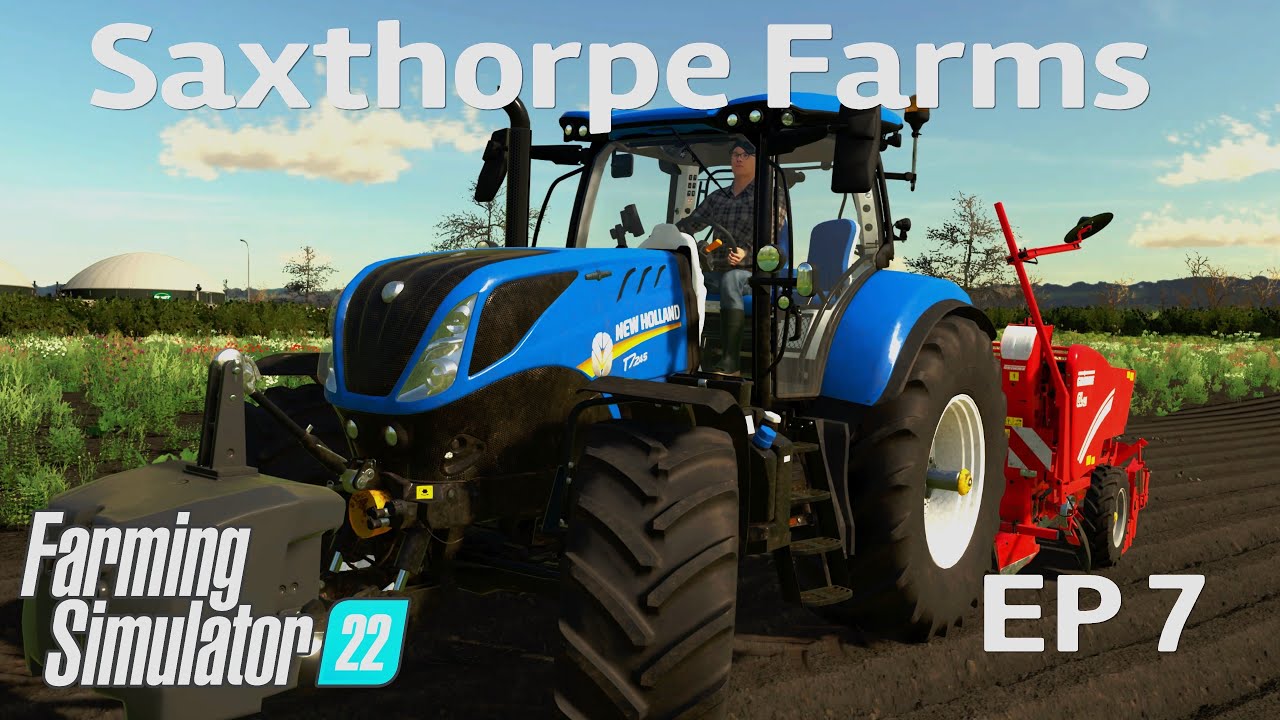 Seeding potatos and many other jobs-Episode 7-Saxthorpe Farms Fs22 ps5 ...