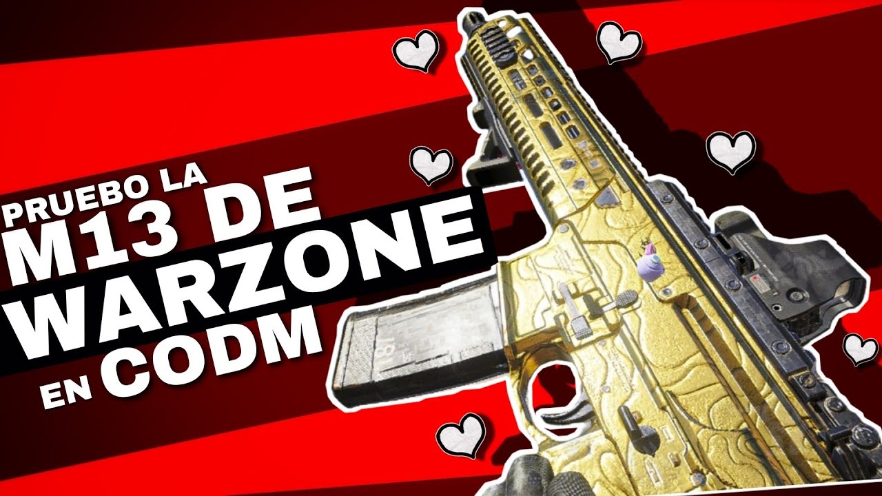 PROBANDO LA M13 DE WARZONE EN COD MOBILE - YouTube