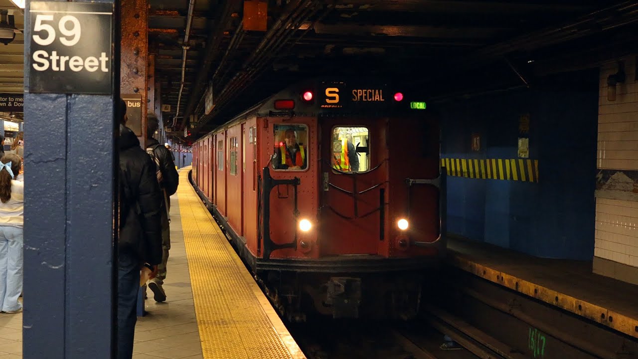 MTA Subway/NYTM Redbird Cars transferring to 207th St Yard - YouTube