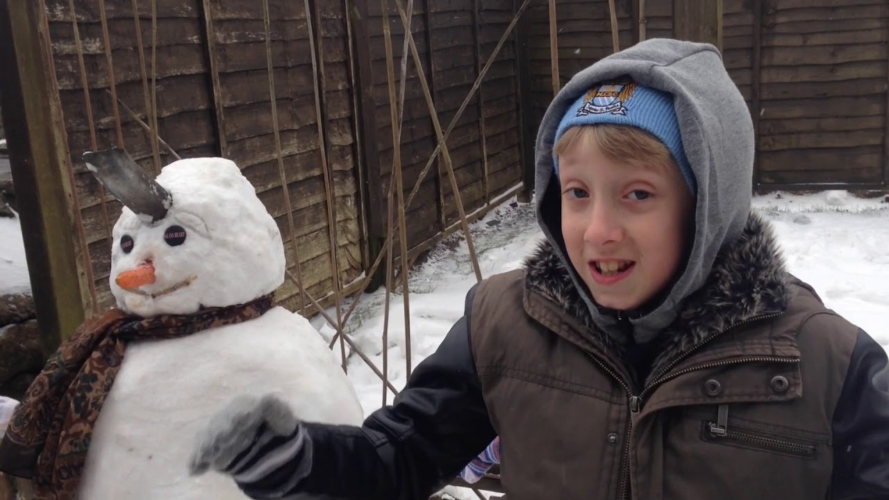 IT SNOWED!!! - YouTube