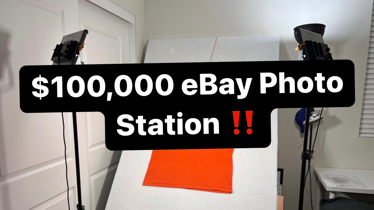 $100,000 eBay Photography Setup! ( How to make a vertical flat lay ...