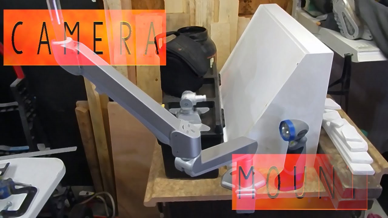 DIY/VLOG - Modded a LCD monitor mount to turn it in to a camera mount ...