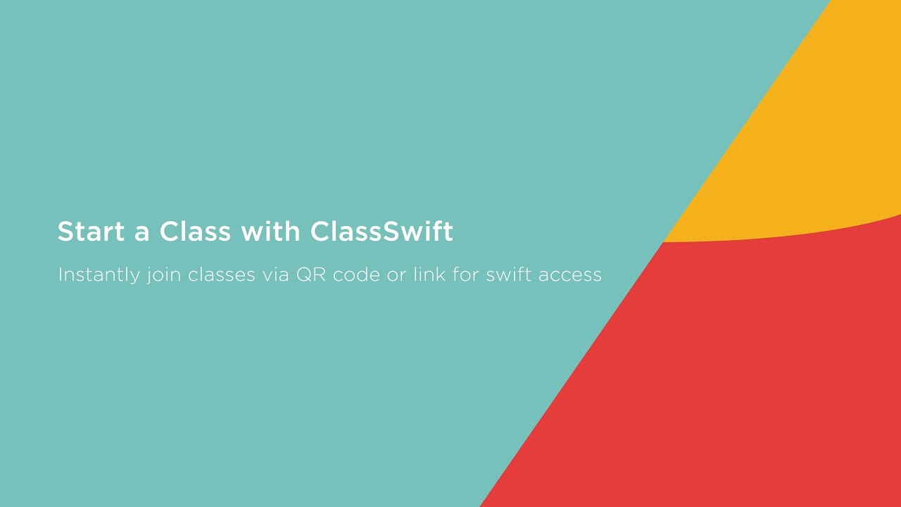 Start a Class with ClassSwift - YouTube