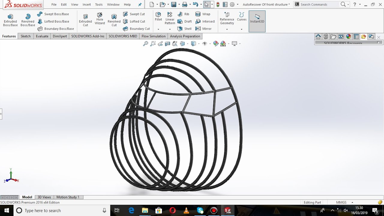 3D Front Fuselage Frame - YouTube
