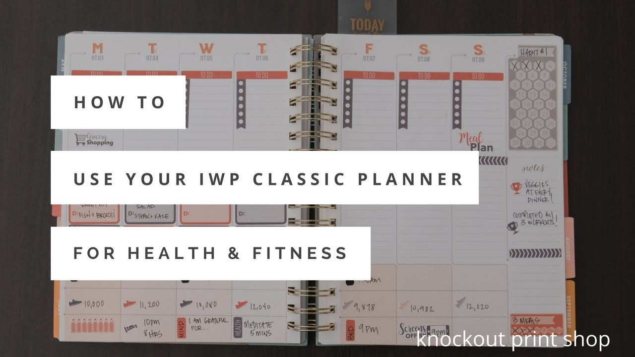 How to use your Inkwell Press Classic Planner for Health and Fitness ...