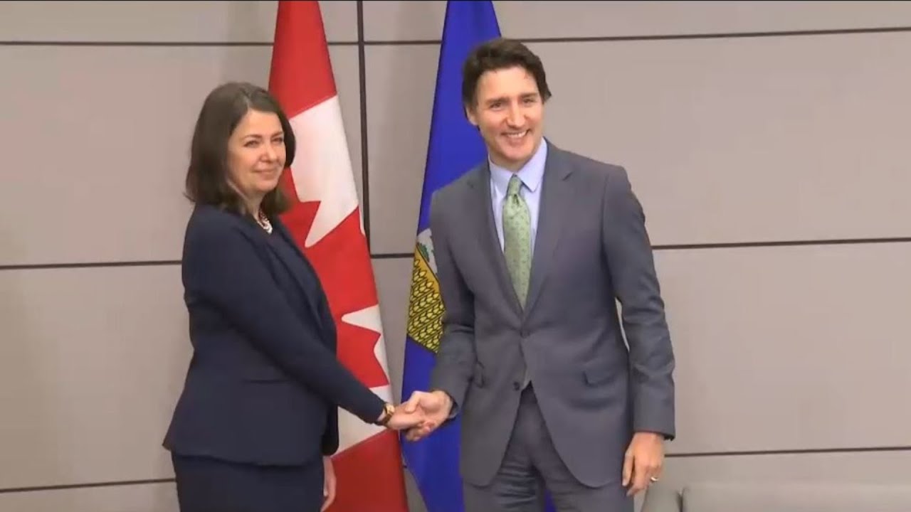 Prime Minister Trudeau and Alberta Premier Danielle Smith had the most ...