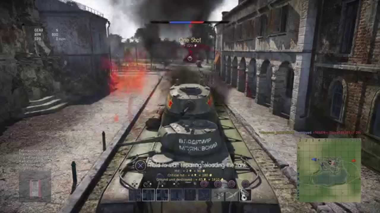 War Thunder: The Mighty SMK Tank VS 10 tanks. PS4 Gameplay - YouTube