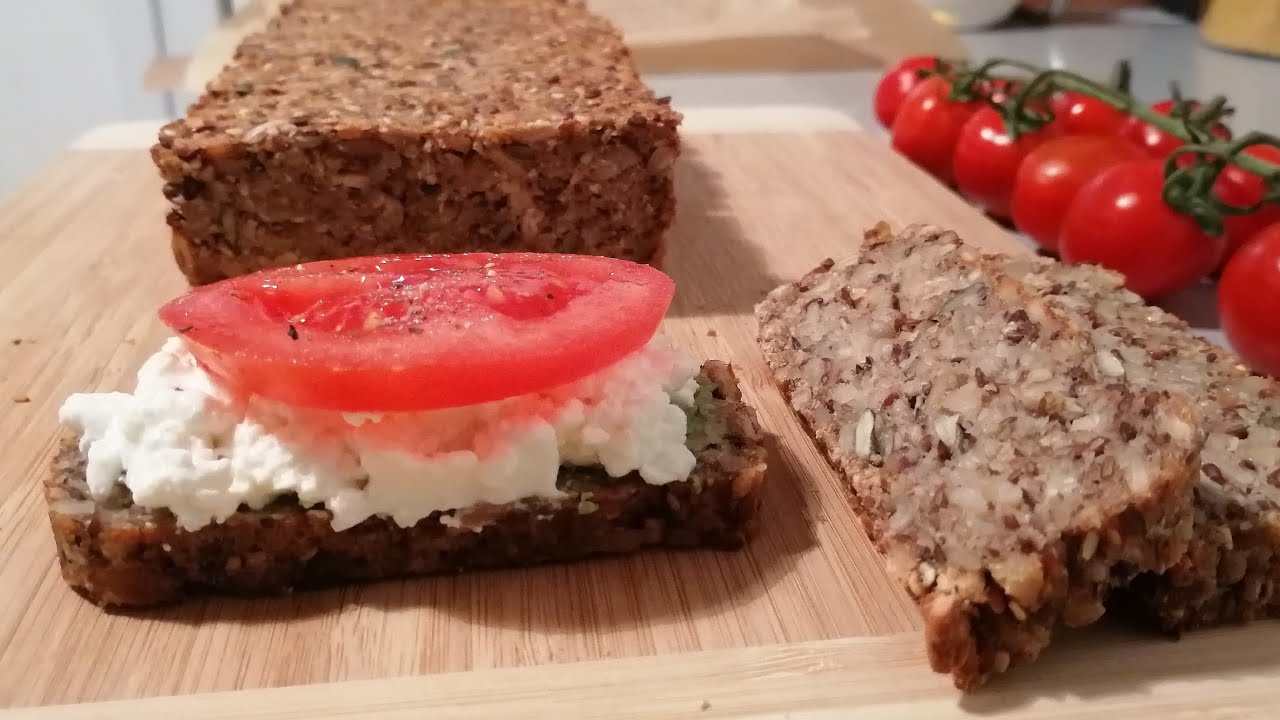 Fitness bread | Vegetarian food | ขนมปัง ธัญพืช - YouTube