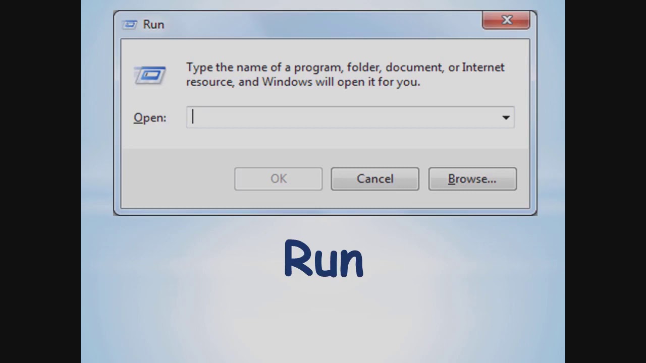 Run | Windows - YouTube