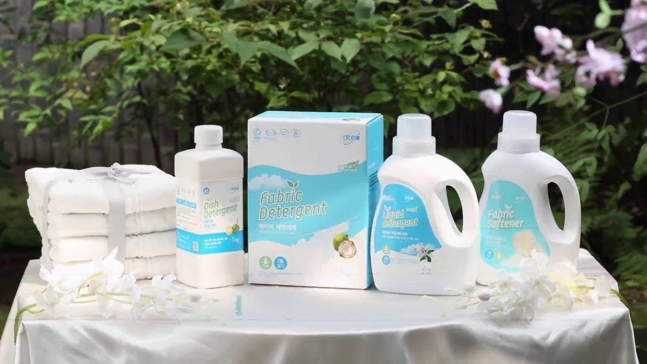 Atomy Clean Laundry with Atomy Fabric Detergent Powder - YouTube