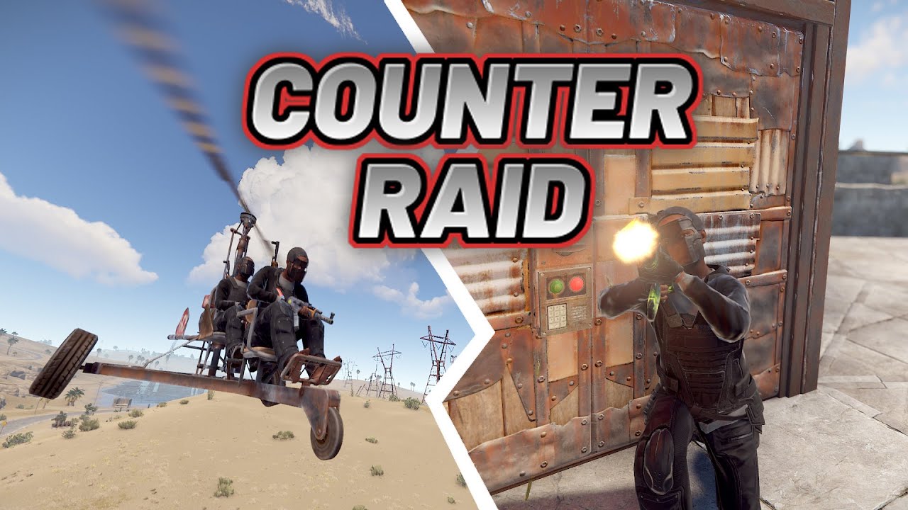 LOS DESTROZAMOS EN EL COUNTER RAID | RUST Gameplay Español - YouTube