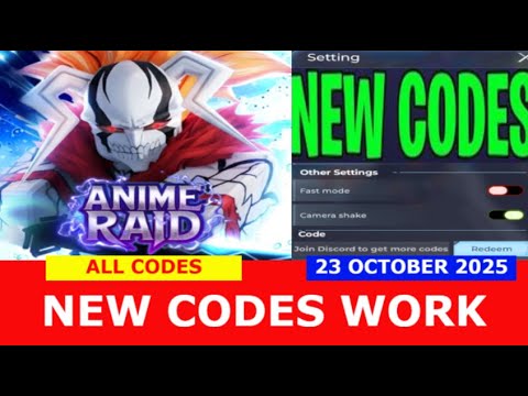 *NEW CODES* [New World] Anime Raid ROBLOX | ALL CODES | October 23 ...
