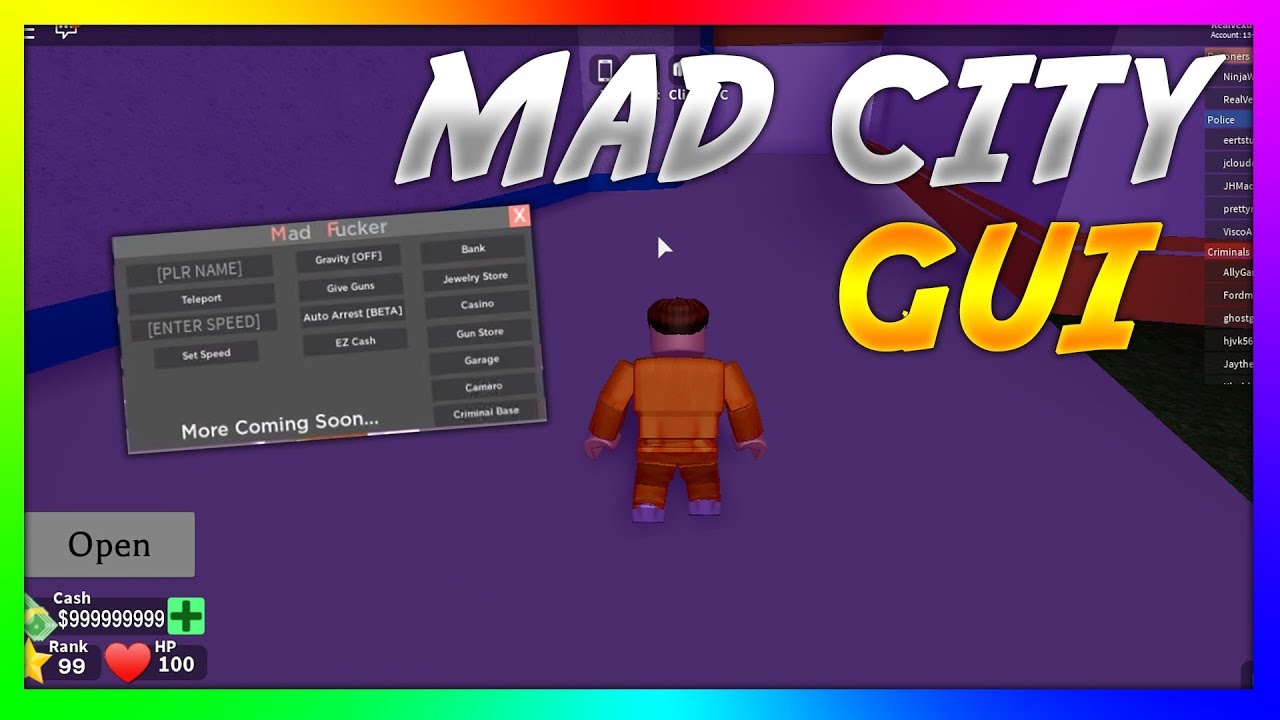 ⭐NEW⭐ MAD CITY SCRIPT | AUTO FARM | AUTO ROB | AUTO ARREST | UNLIMITED ...