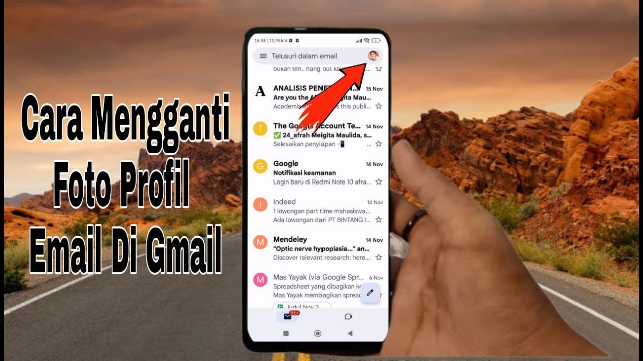 Cara Mengganti Foto Profil Email di Gmail - YouTube