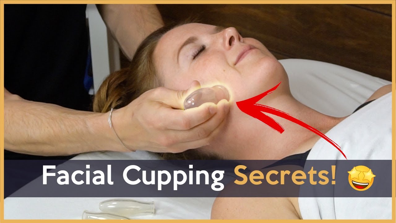 Myofascial Cupping for the Face: How to Cup the Face and Jaw - YouTube