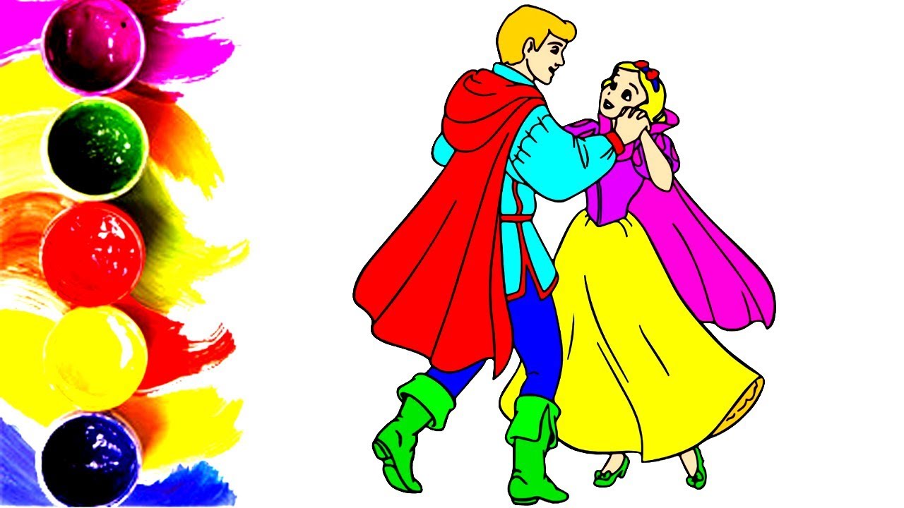 Draw and Color the Princess Prince for Kids | PP Kids - YouTube