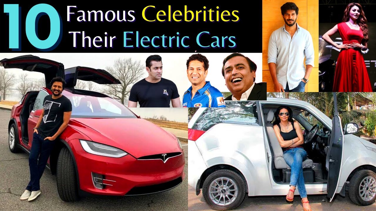 10 Famous Celebrities & Their Electric Cars In India - YouTube