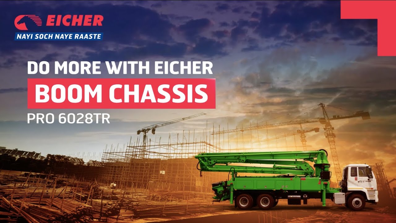 Now DO MORE with Eicher Pro 6028T Boom Pump Tipper - YouTube