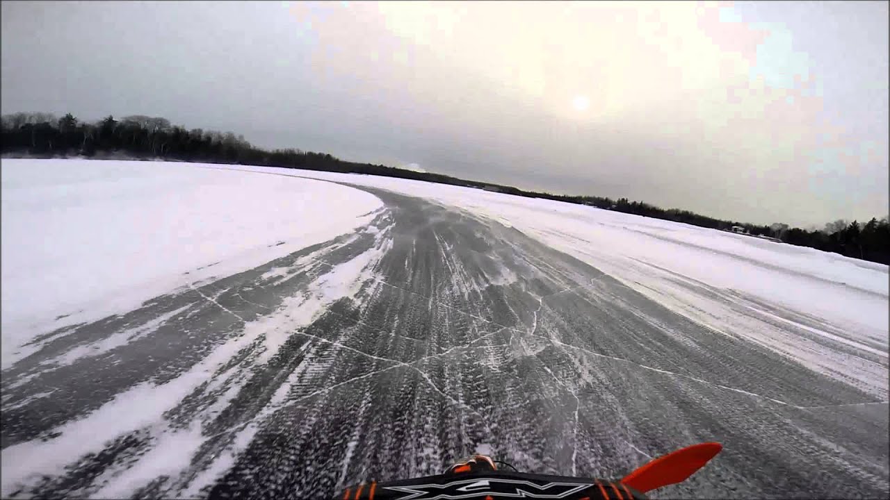 01 05 2014 Great Lakes Ice Racing practice - YouTube