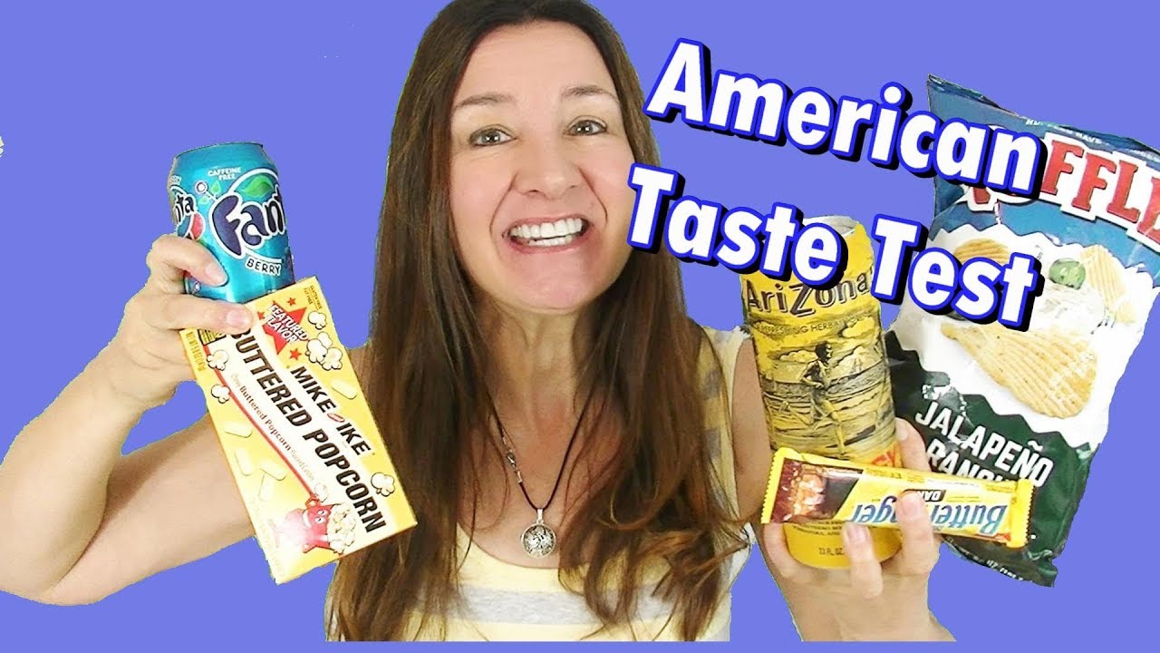 American Food Taste Test Berry Fanta and more - YouTube